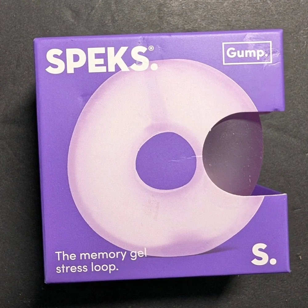 Speks | Toys | Speks Gump Memory Gel Stress Loop Purple Fidget Toy ...